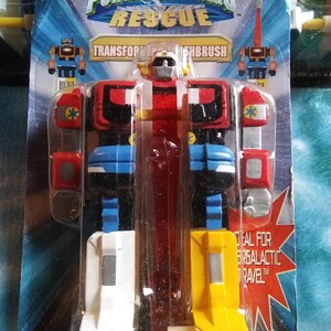 Power Rangers Rescue Galaxy 8 Transforming Toothbrush 2000 - Etsy