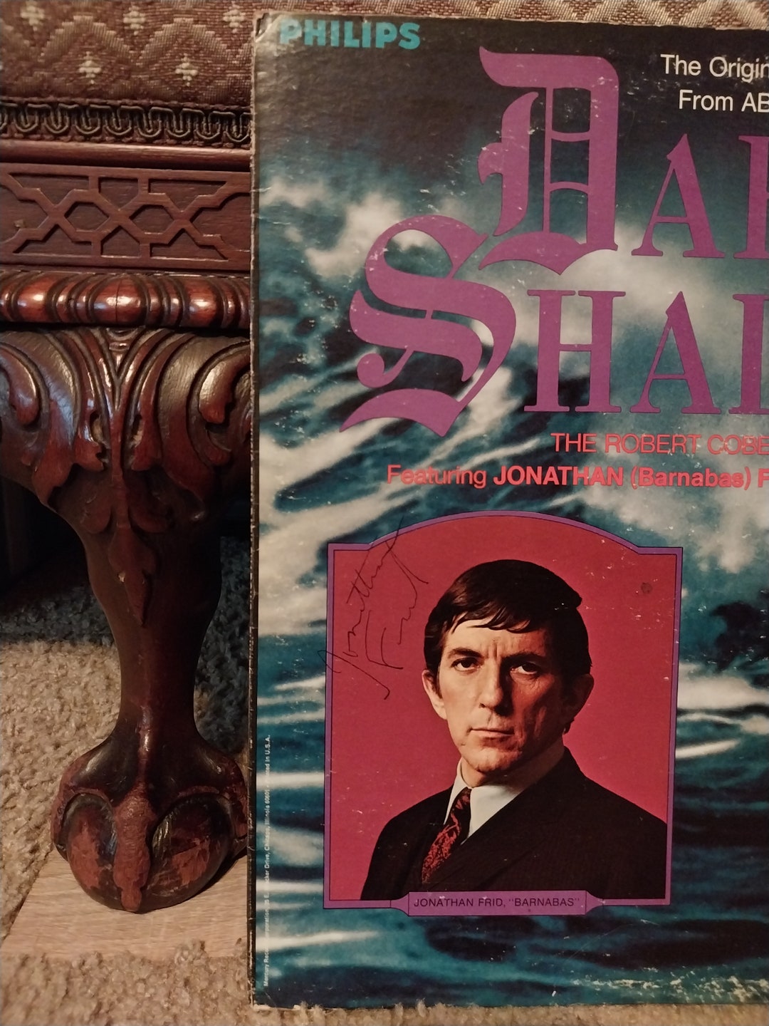 PSA Dark Shadows Signed Jonathan Frid David Selby Rare - Etsy