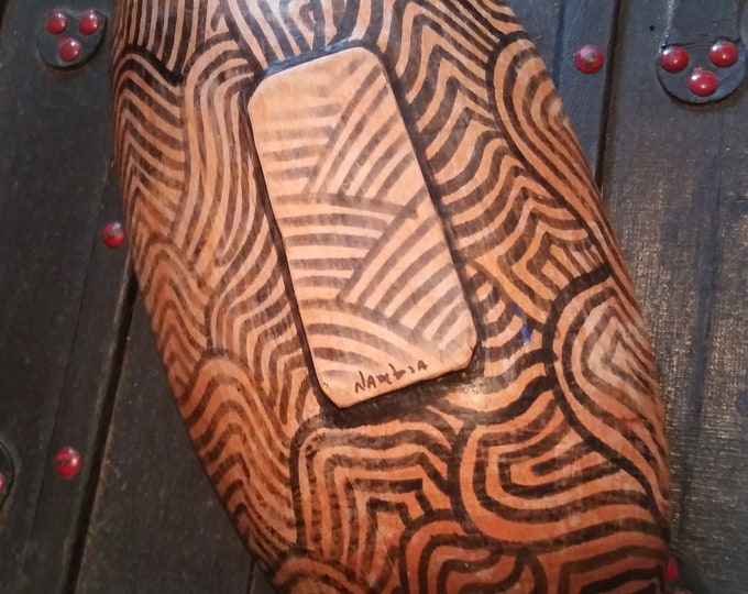 Carved Wooden Bowl Hand Painted Africa - Etsy