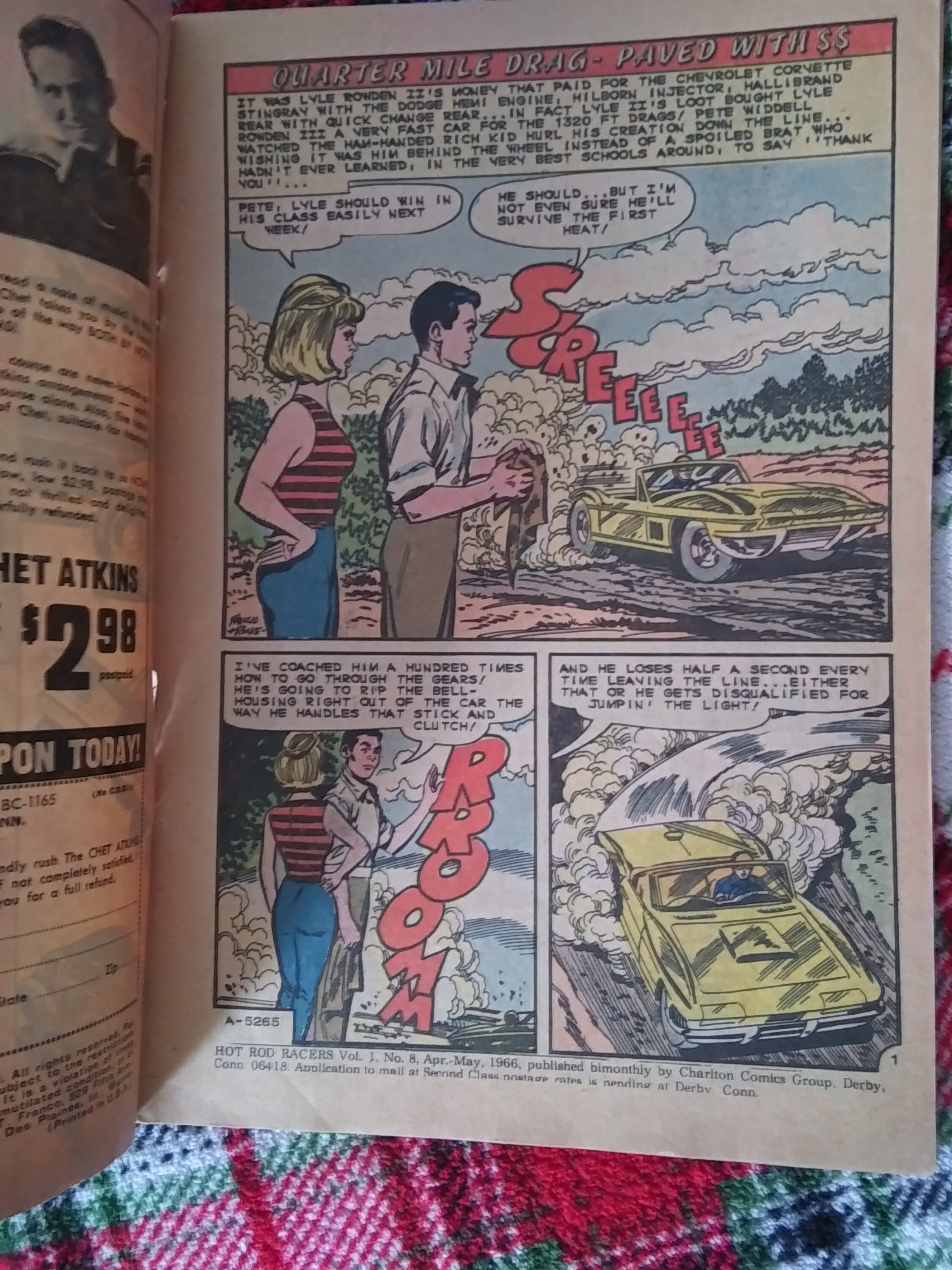 Hot Rod Racers Vintage Comic Book 1966 - Etsy