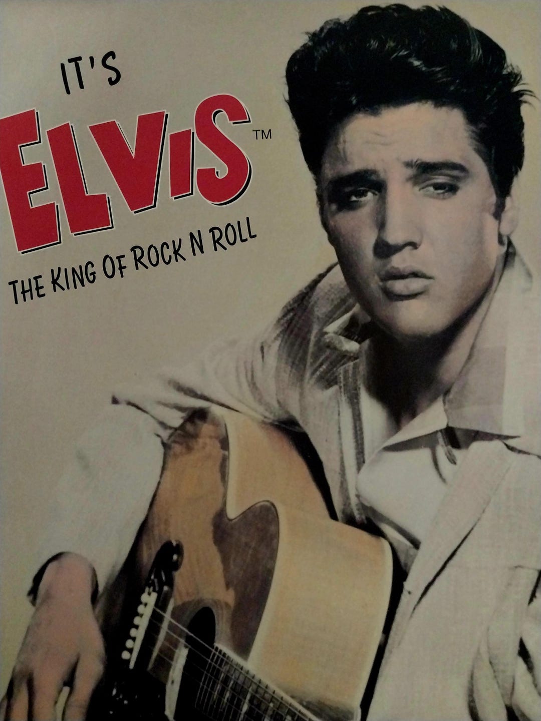 Vintage Elvis Presley Rare Fossil Poster - Etsy