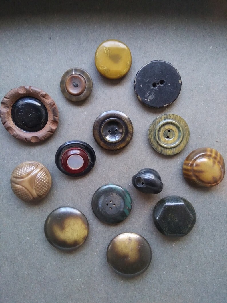 Antique Button Collection Various Styles - Etsy