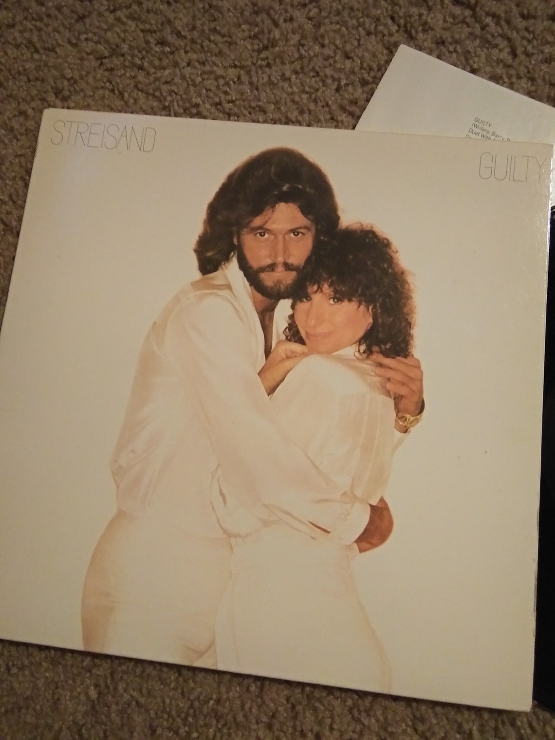 Guilty Vinyl Barbra Streisand Barry Gibb 1980 - Etsy