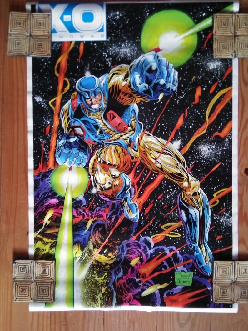 XO Manowar 1993 Comic Poster Valiant - Etsy