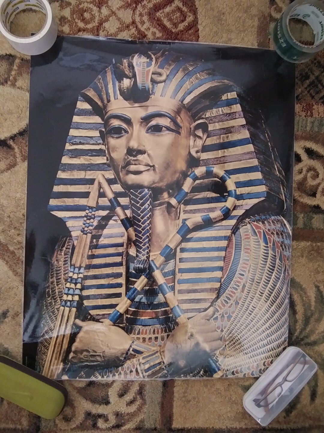 King Tut Egypt Poster - Etsy
