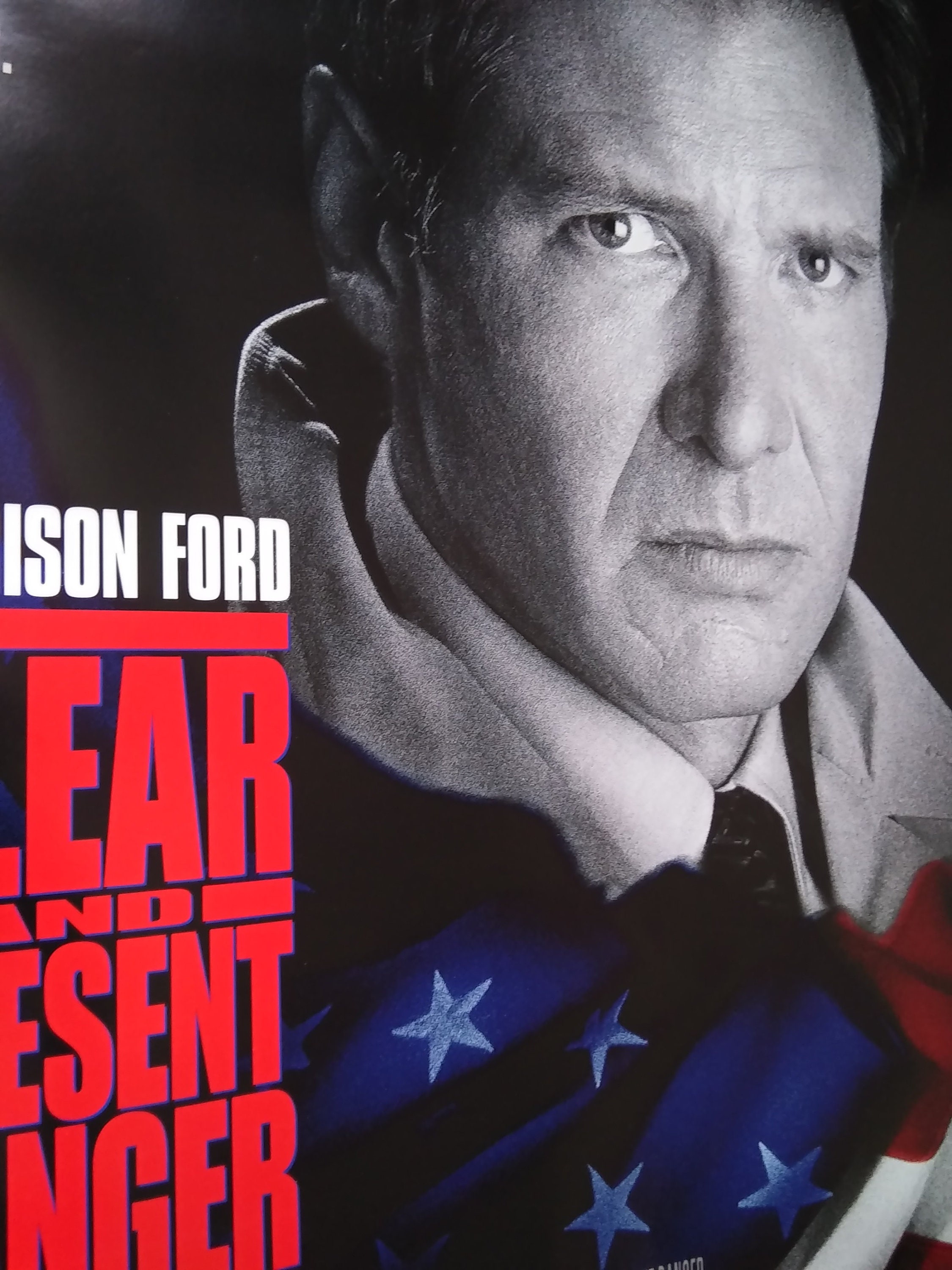 Harrison Ford Clear and Present Danger Movie Poster - Etsy