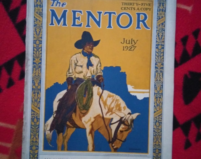 Mentor Magazine July 1927 - Etsy