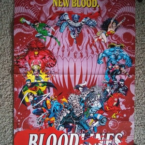 DC Bloodlines New Villians Posters 1993 - Etsy