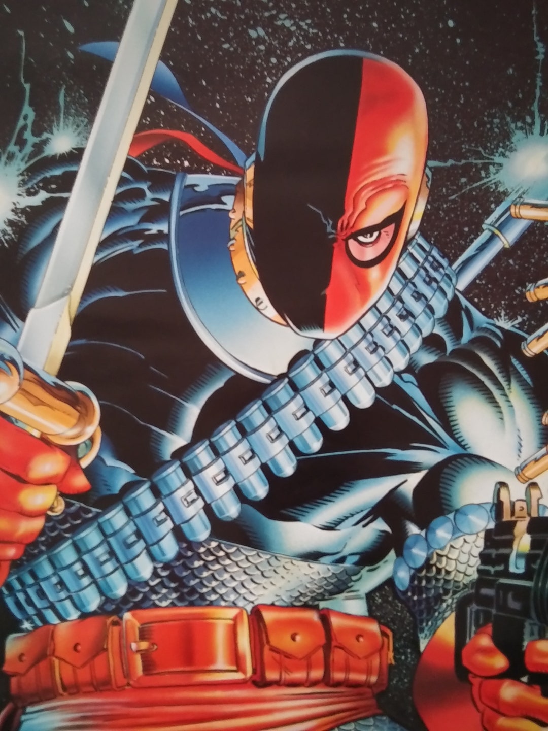 DC Comic Deathstroke Terminator 1991 Poster - Etsy