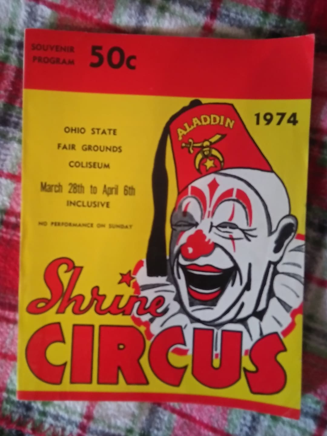 Shriners Circus Souvenir Program 1974 - Etsy