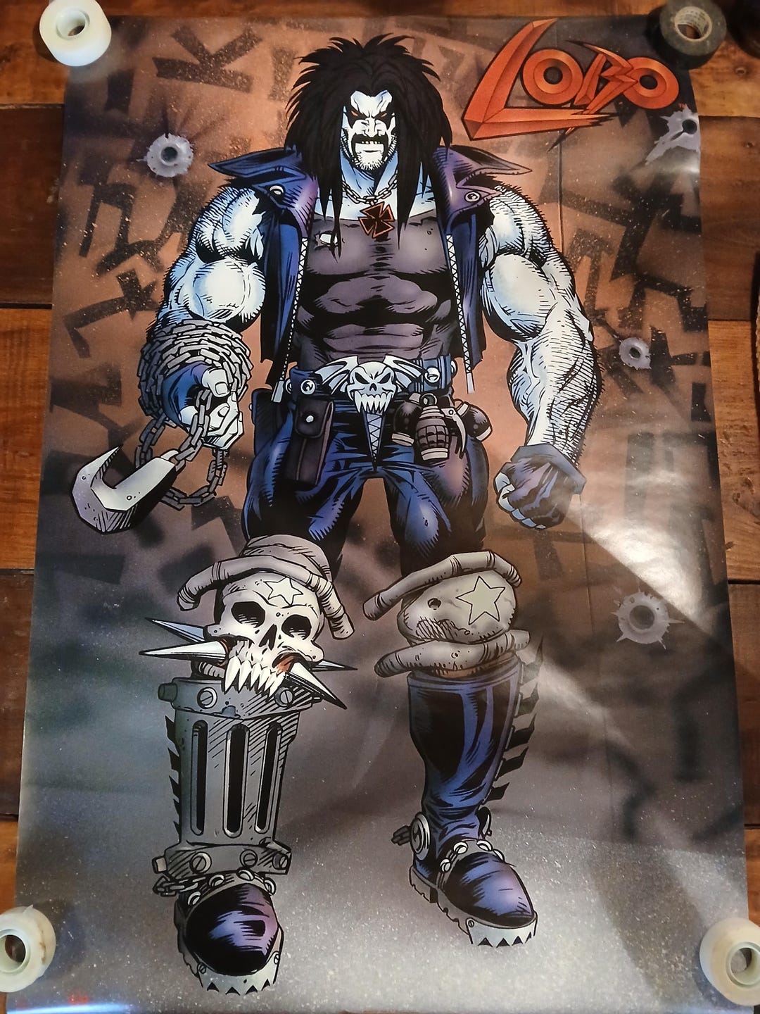 Lobo Poster 1994 DC Comics Devito - Etsy