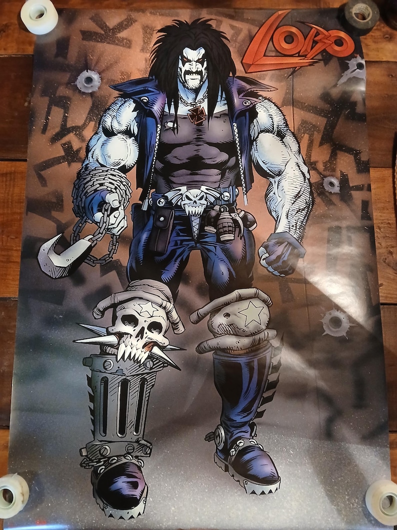 Lobo Poster 1994 DC Comics Devito - Etsy