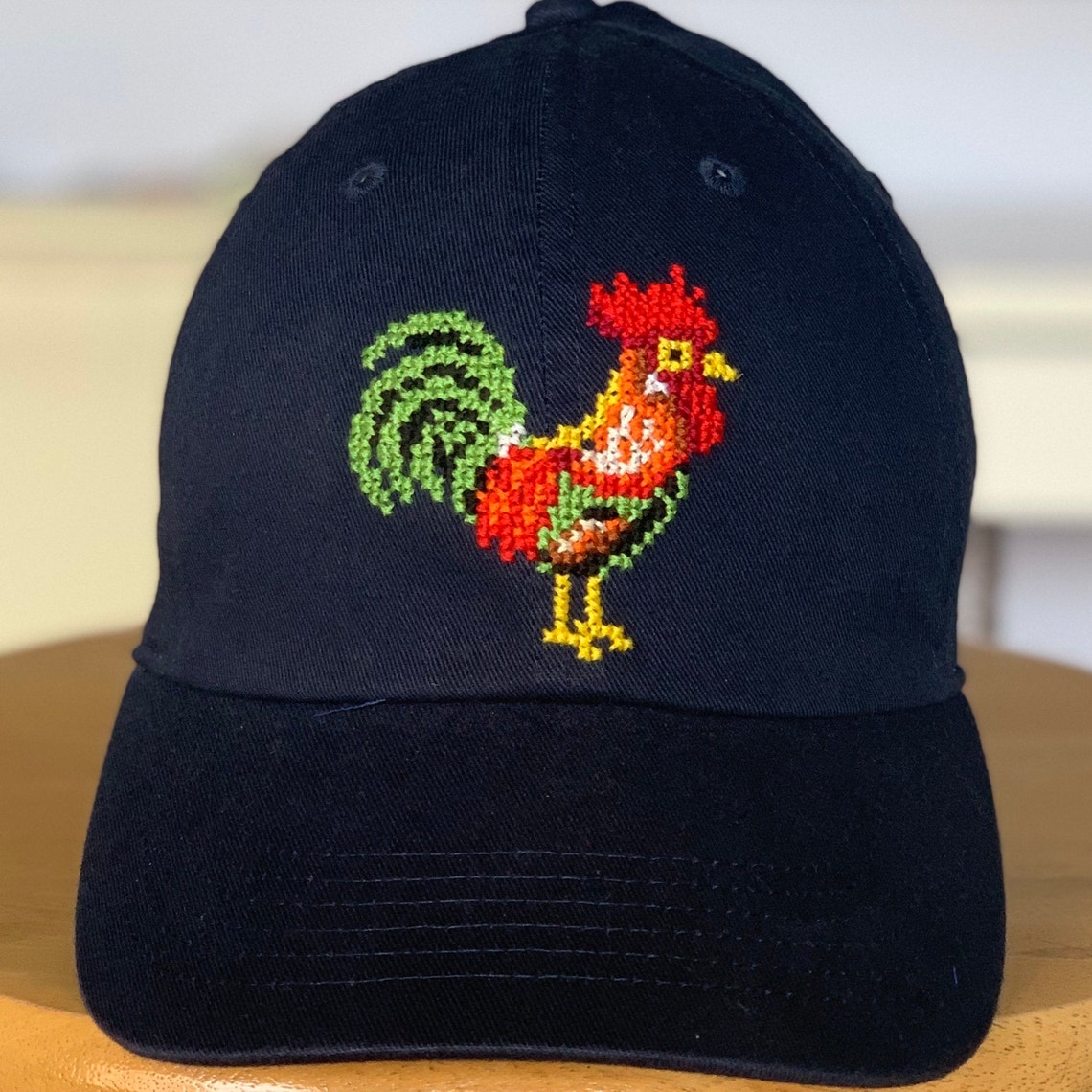 Hand Stitched Rooster Hat - Etsy