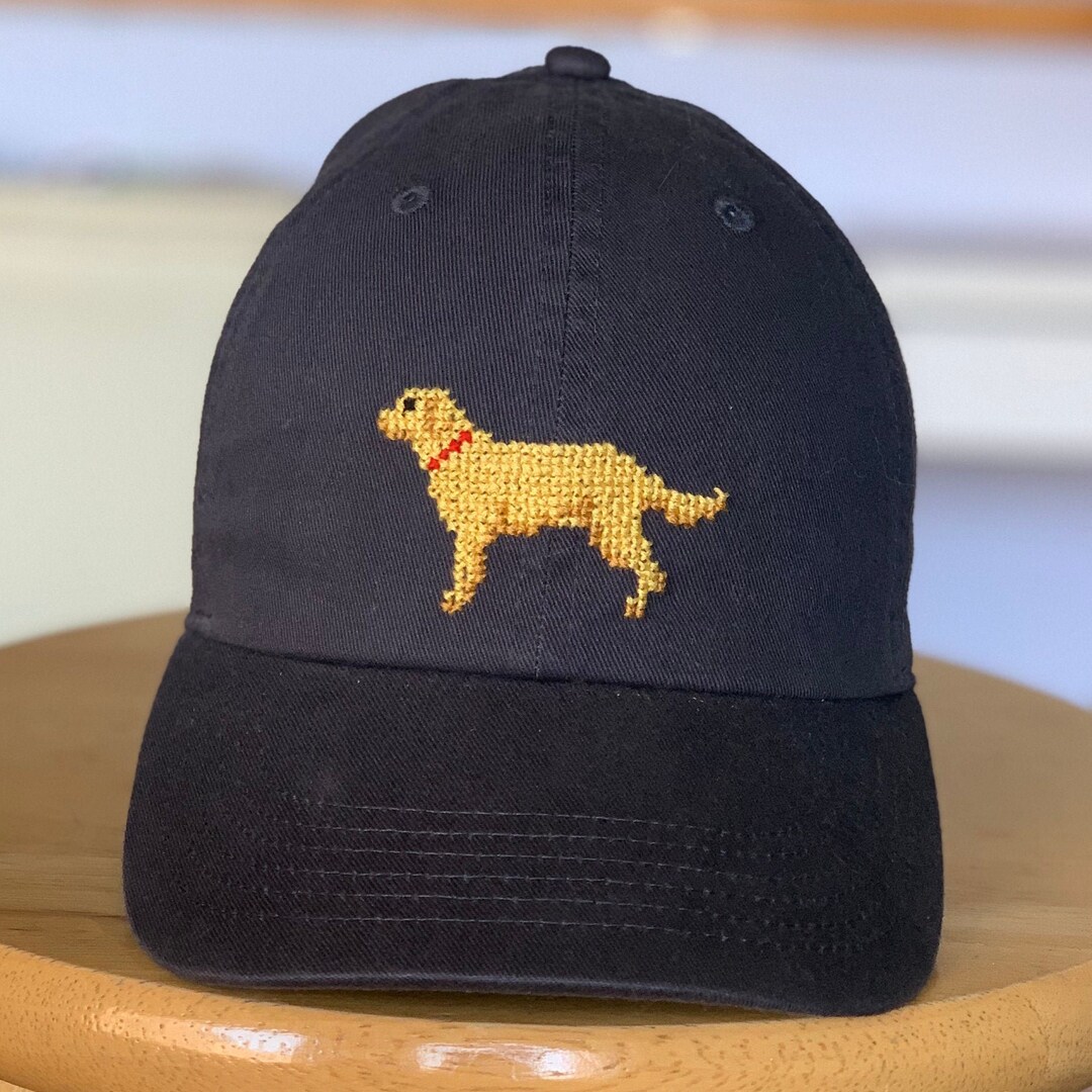 Hand Stitched Yellow Lab Hat - Etsy