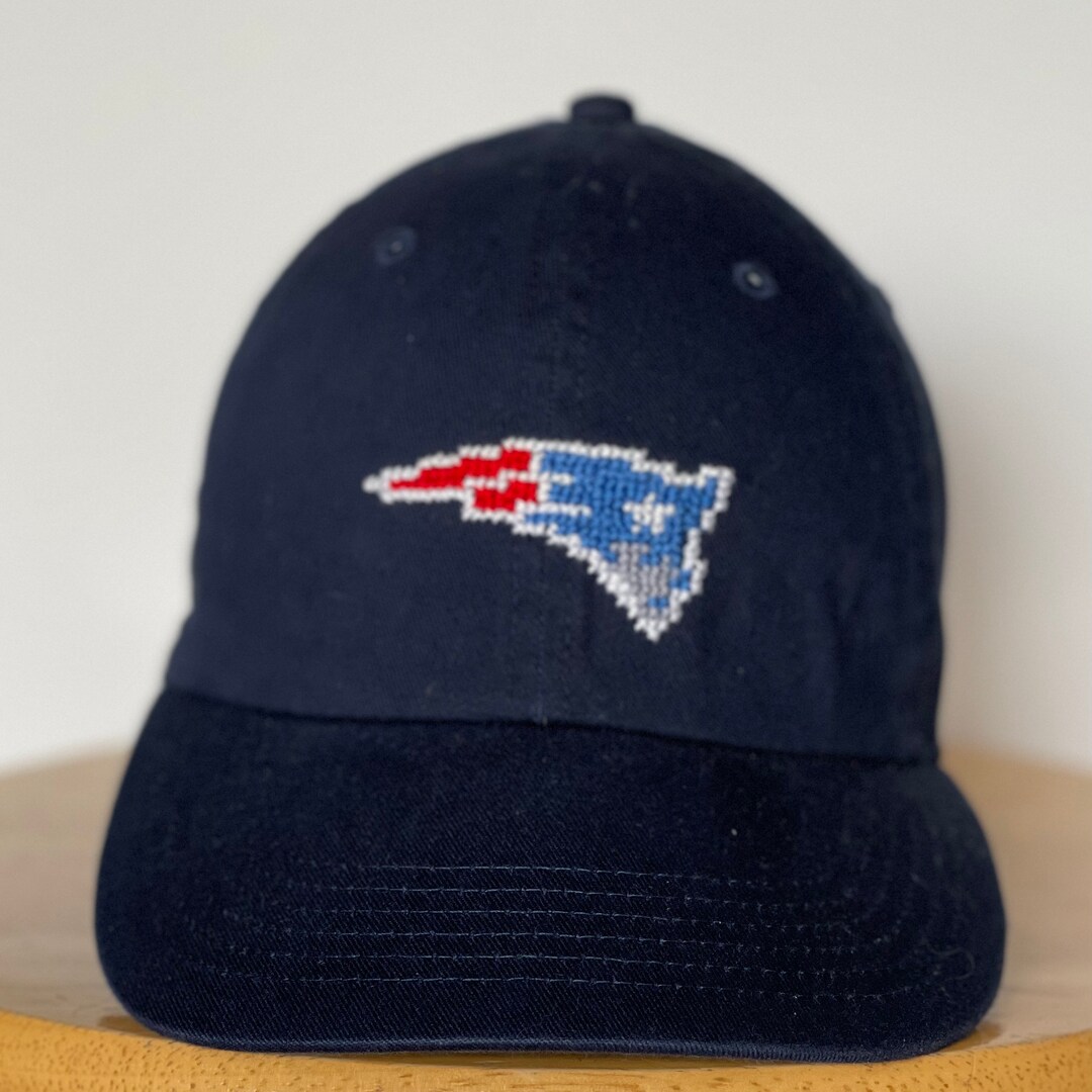 Hand Stitched New England Patriots Baseball Cap - Etsy