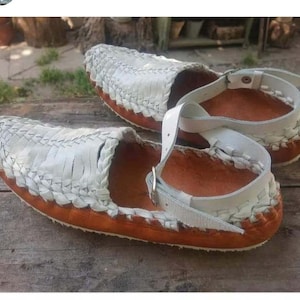 Leather Etno Shoes 1 - Etsy