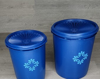 Tupperware Dark Blue - Etsy