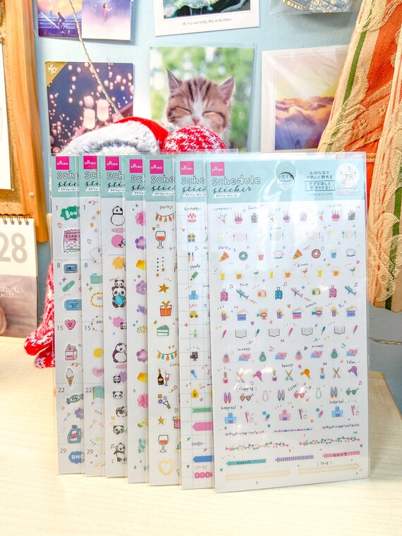 Craft Supplies & Tools Japanese stickers 71 piecespack 71717 Kids ...