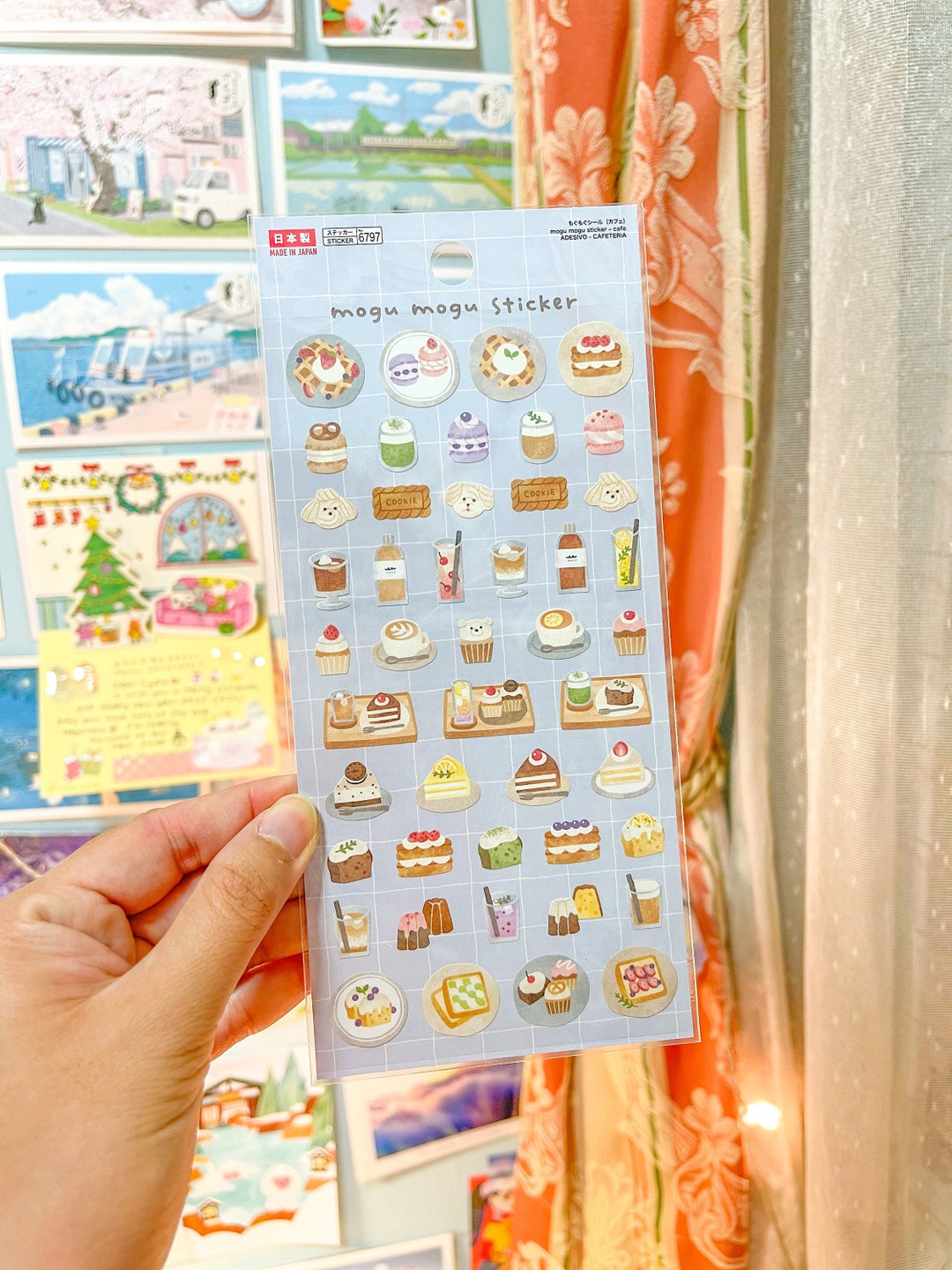 Authentic Japan Cakes and Pastries Patisserie Mogu Mogu Sticker Sheet ...