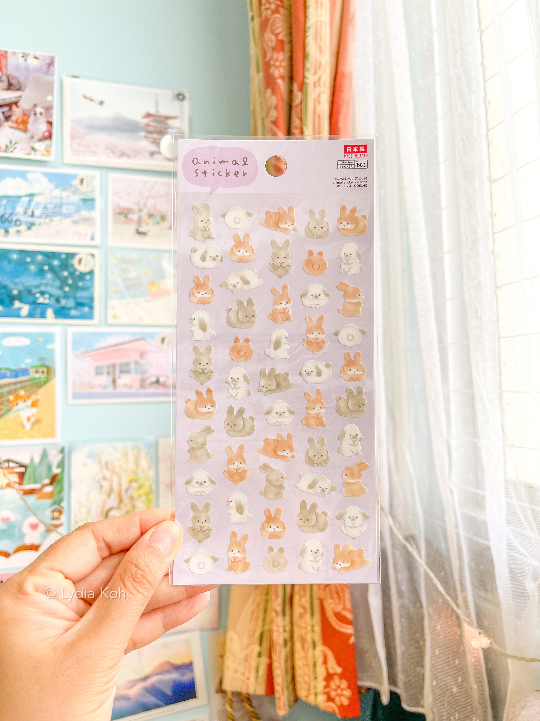 Japan Kawaii Animal Sticker Sheets Daiso for Journaling - Etsy