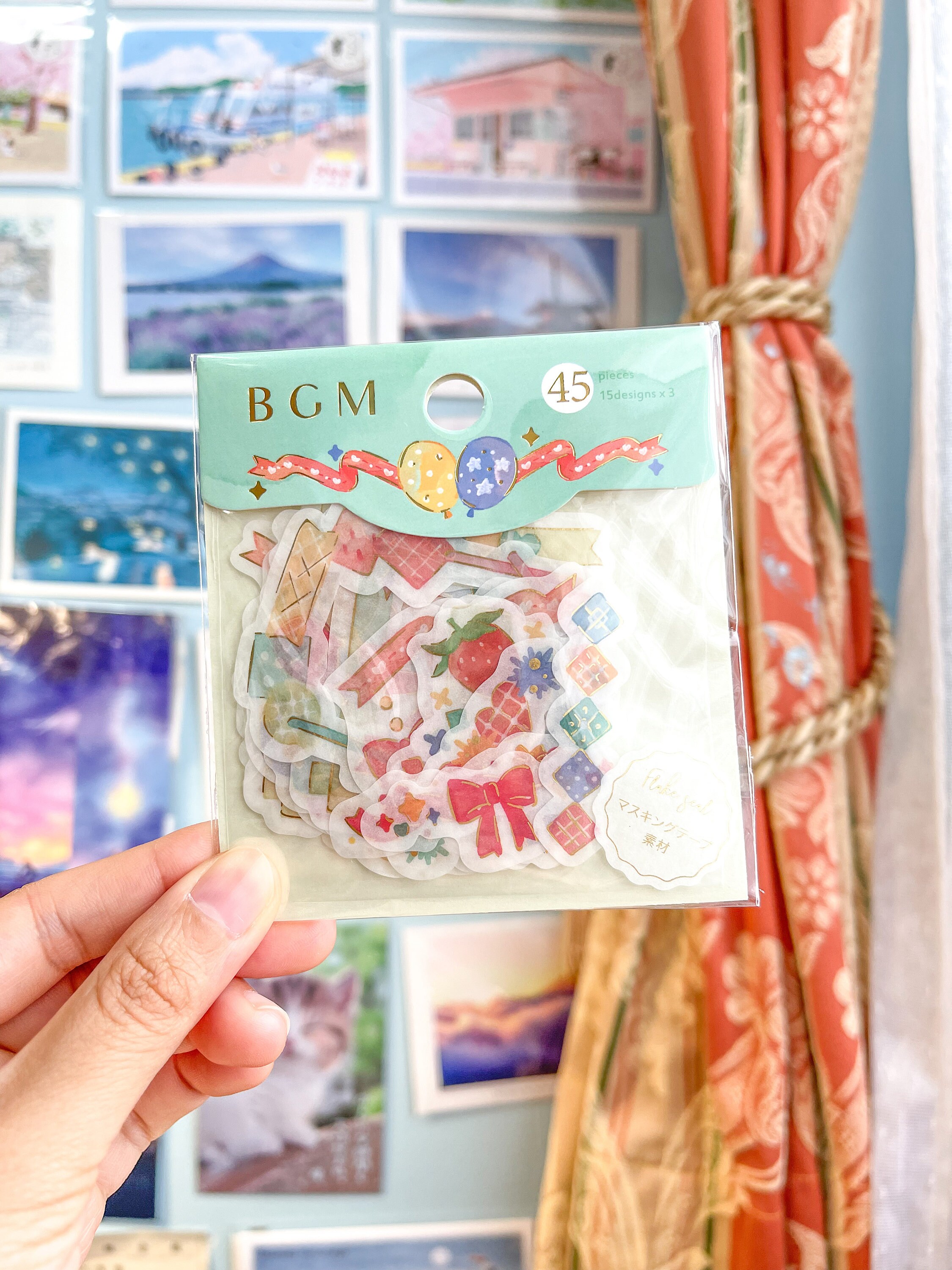 BGM Frames Colorful Party Flakes Pack BGM for | Etsy