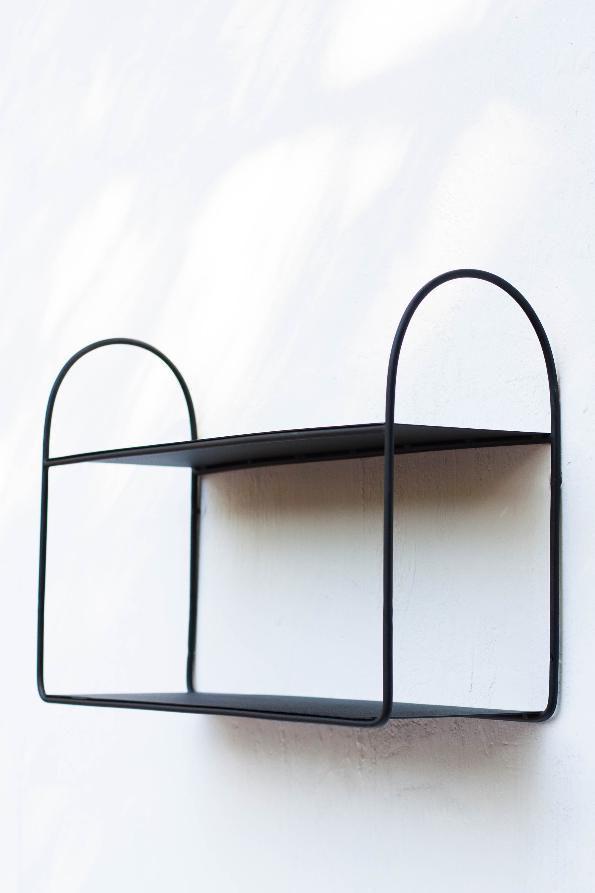 Modern Wall Shelf Black Metal Wall Shelf Minimalist Wall - Etsy