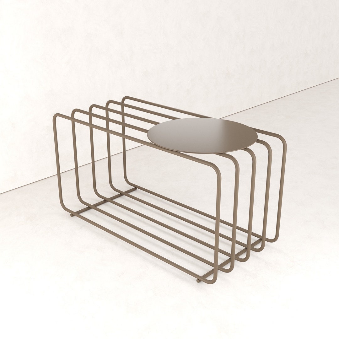 Beige Modern Shoe Rack, Minimalist Stand for Shoes, Low Shelving Unit ...