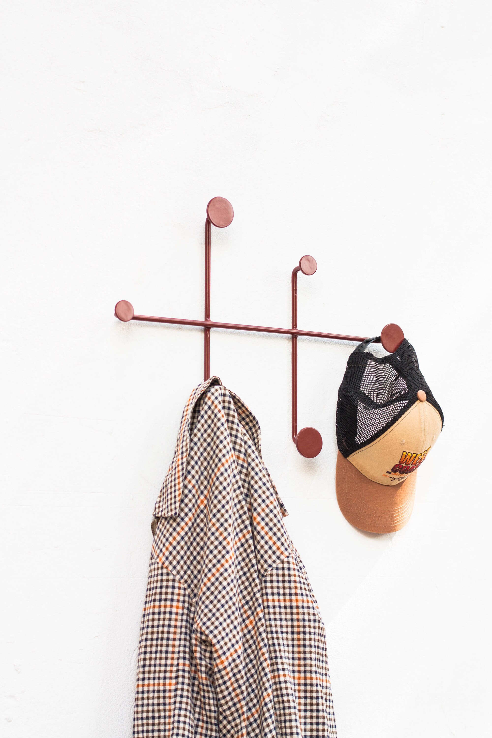 Modern Clothes Hanger, Metal Wall Hooks for Clothes, Wall Coat Hooks ...