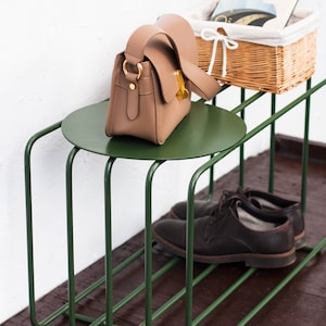 Green Modern Shoe Rack, Metal Entryway Bench, High Quality Shoe Rack ...