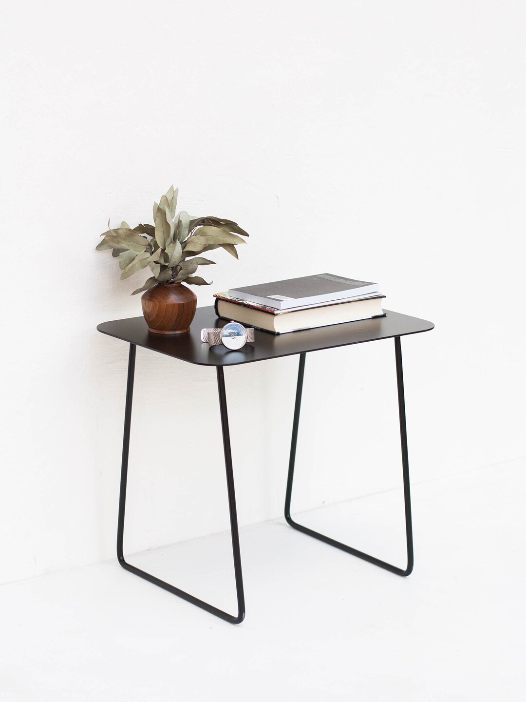 Modern Metal Coffee Table: Minimalist Steel Side Table - Etsy
