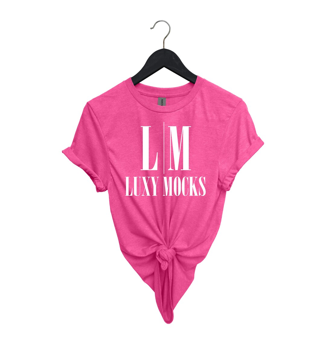 Gildan 64000 Heather Heliconia PNG + JPEG | Transparent + White ...