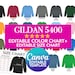 G540 Color + Size Chart | EDITABLE Canva Template | G540 Heavy Cotton ...