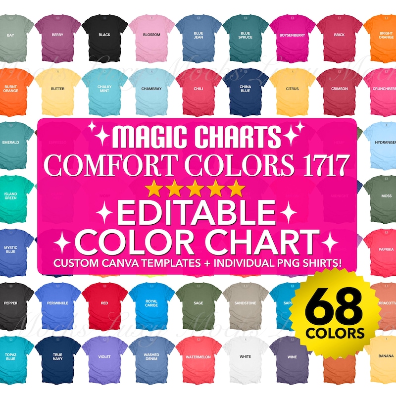Color Magic Chart - Etsy