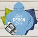 Bella Canvas 3945 Front and Back PNG Transparent Mockup Bundle Unisex ...