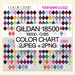 Gildan 18500 Color Chart G185 Heavy Blend Hooded Sweatshirt Color Chart ...