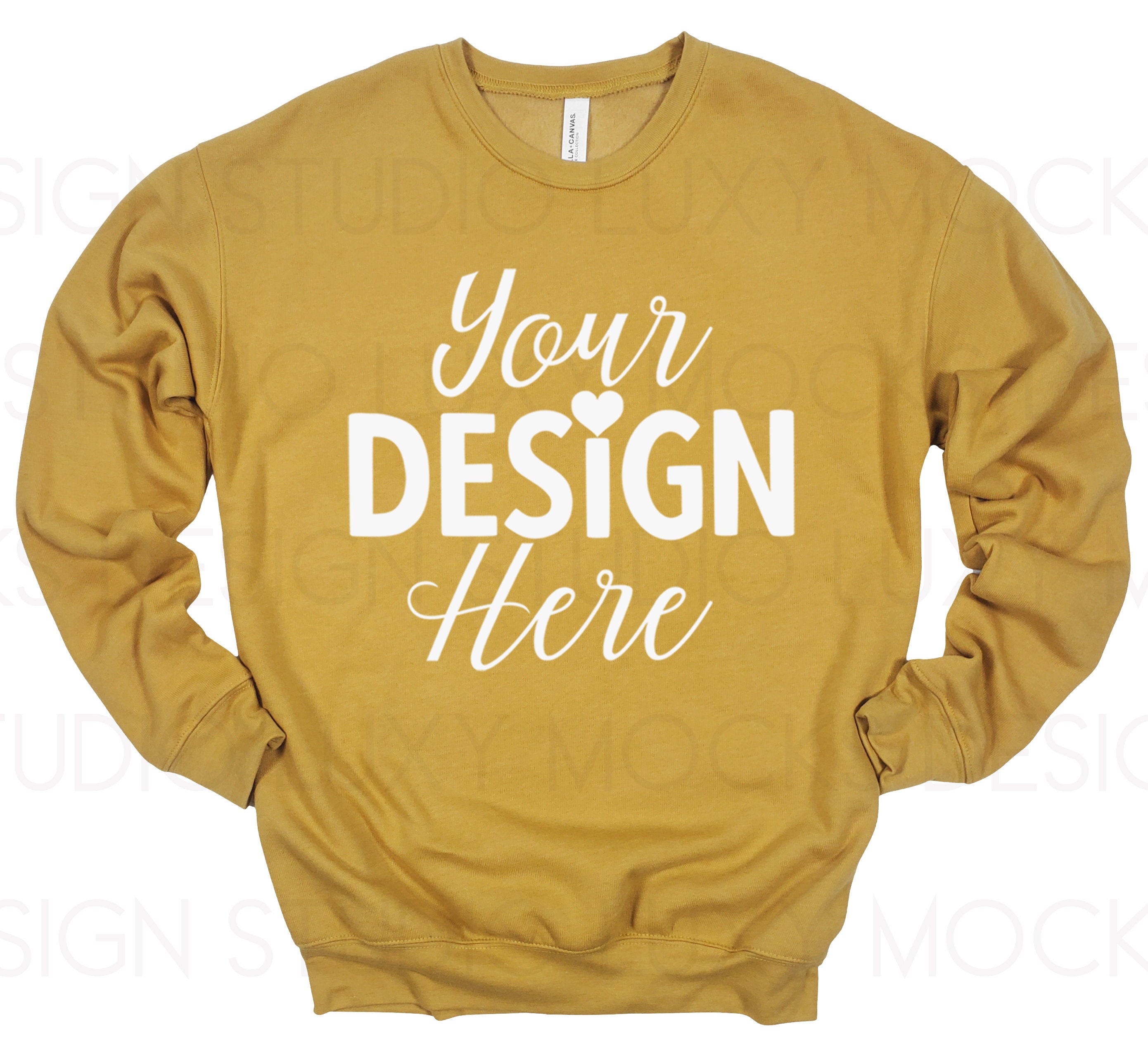 Bella Canvas 3945 Front and Back PNG Transparent Mockup Bundle Unisex ...
