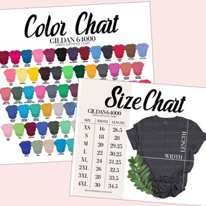 DIY Editable Color Chart Gildan 64000 T-shirt 73 PNG Transparent ...