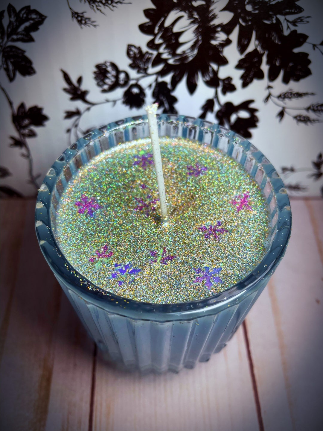 Snow Glistening Candle - Etsy