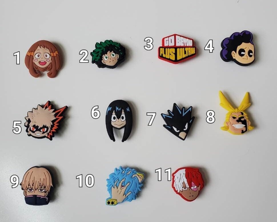 Anime Croc Charms MHA - Etsy