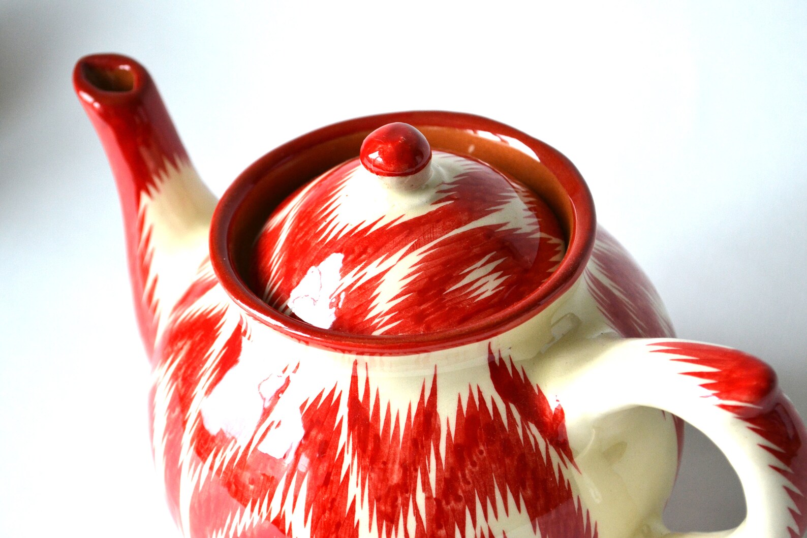 Uzbek ceramic tea set for 6 persons. 800-900 ml teapot and | Etsy