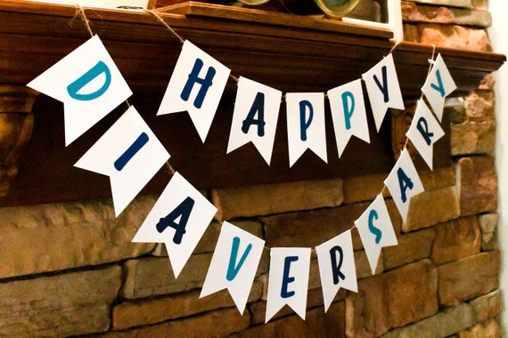 Diaversary Banner Celebrate Type One Diabetes Strength and | Etsy