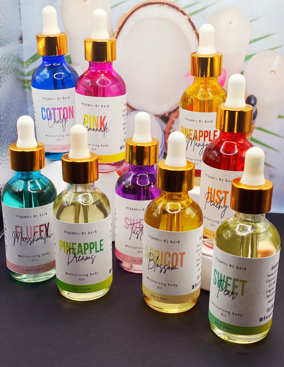 Moisturizing Fragrant Body Oils Soft Skin Valentines Day Gift Gift for ...