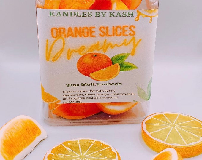 WAX Citrus Wedge Embeds, Citrus Wax Embeds, Unscented Wax Embeds for ...