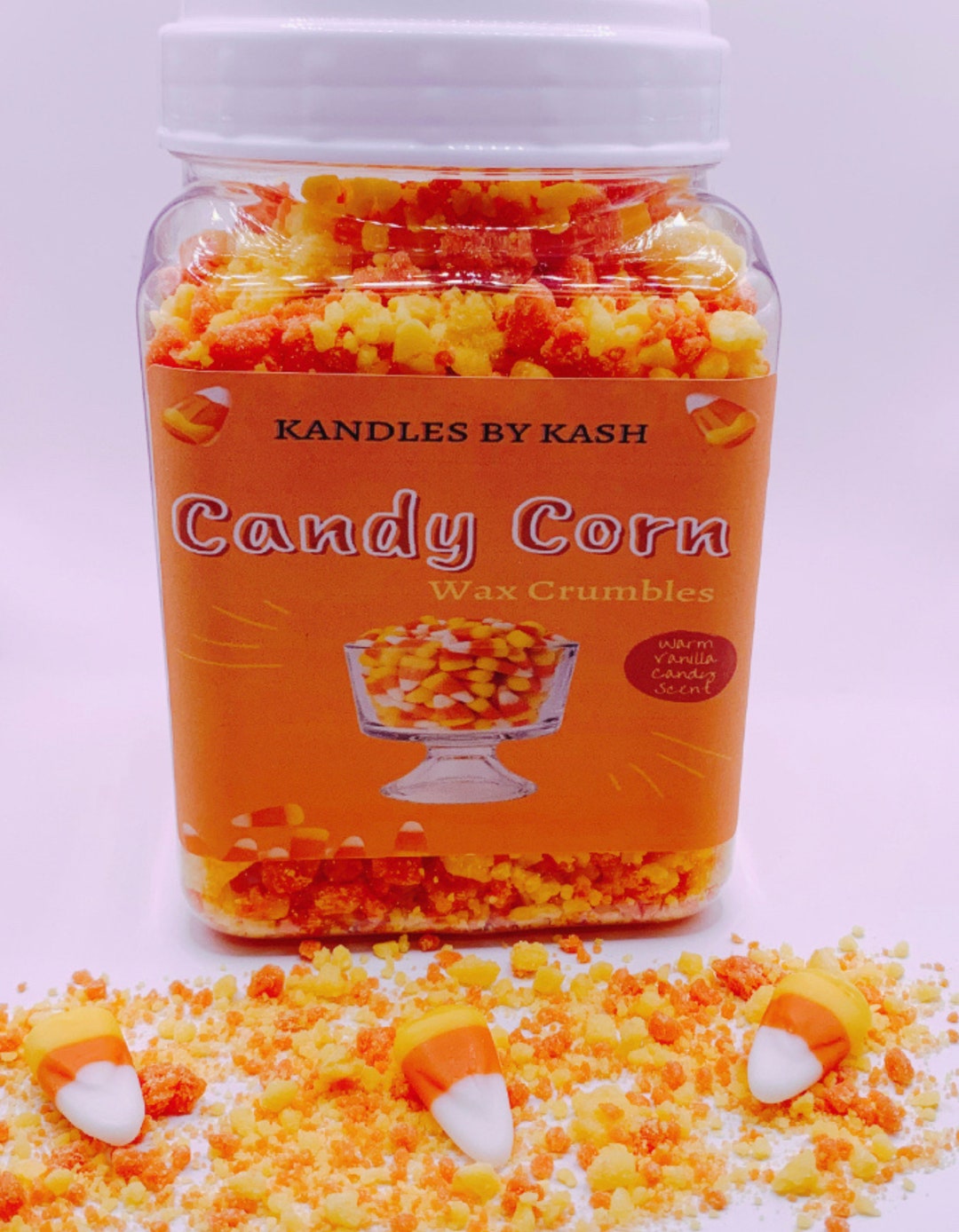 Candy Corn Wax Crumbles, Candle Toppings , Wax Crumble , Fall Candles ...