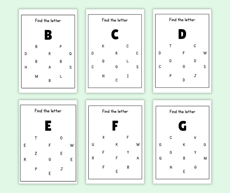 Simple Uppercase Letter Recognition Worksheets A-Z Pre-school Readiness ...