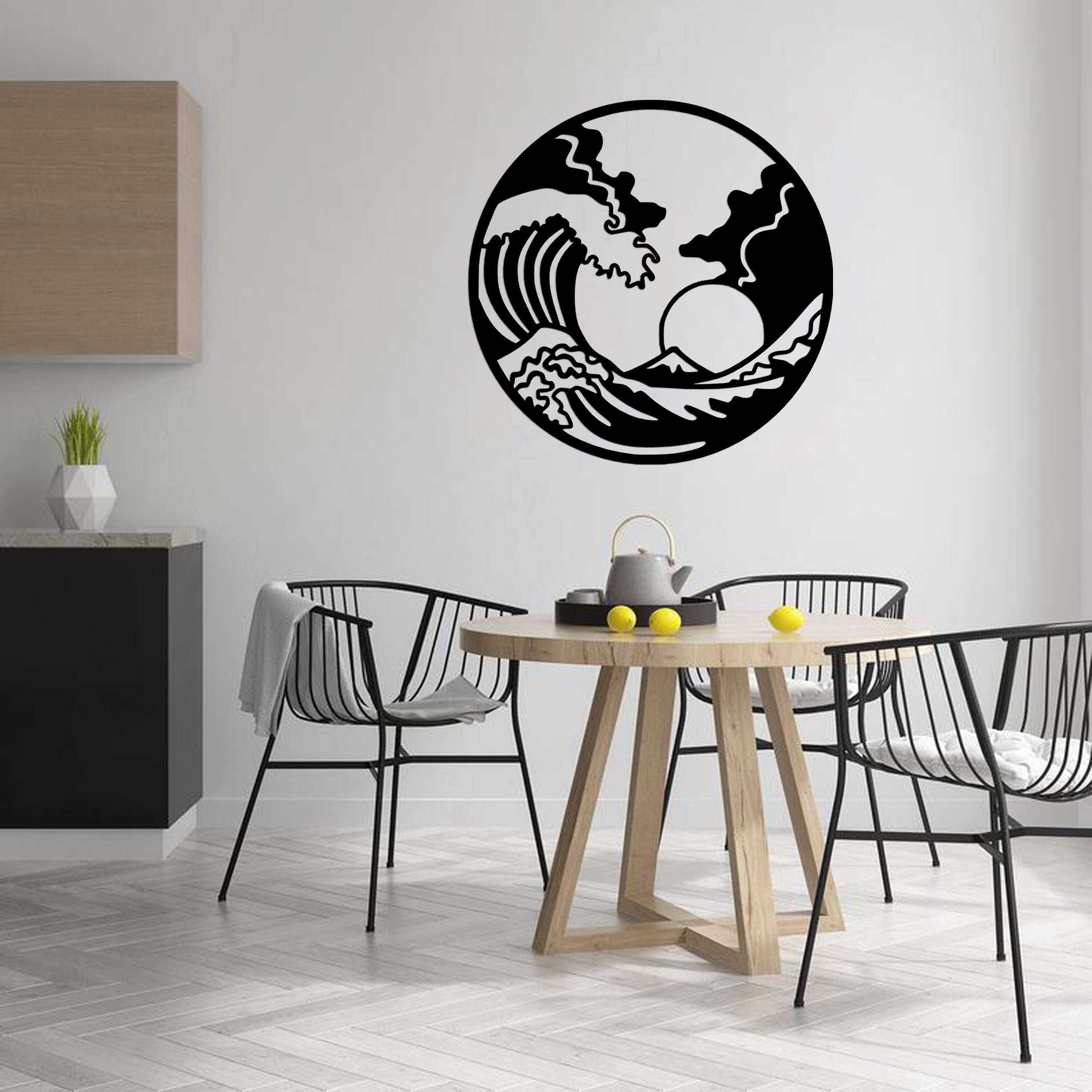 Hokusai the Great Wave of Kanagawa Wooden Wall Decor-great Wave Wood ...