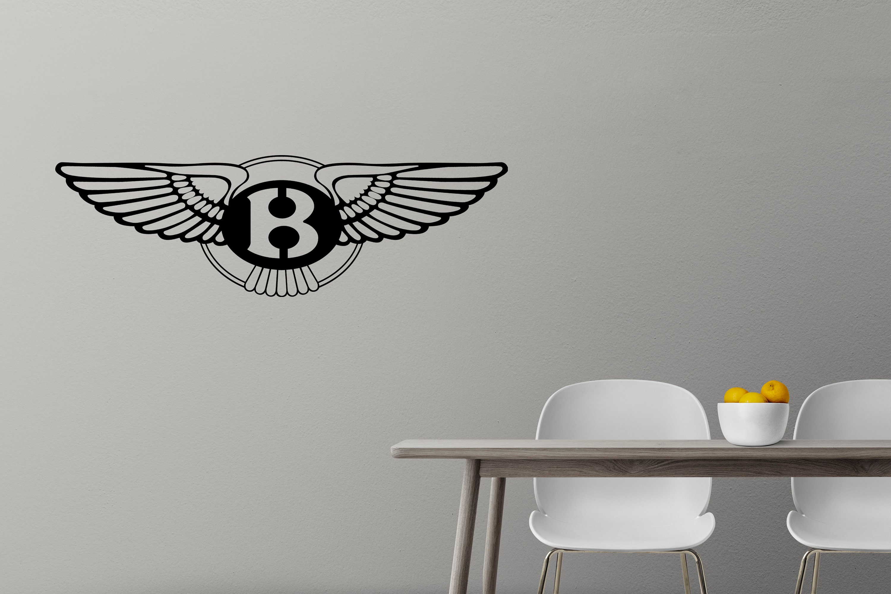 Bentley Car Logo Wooden Wall Decor-bentley Emblem Wood Art-car Lovers ...