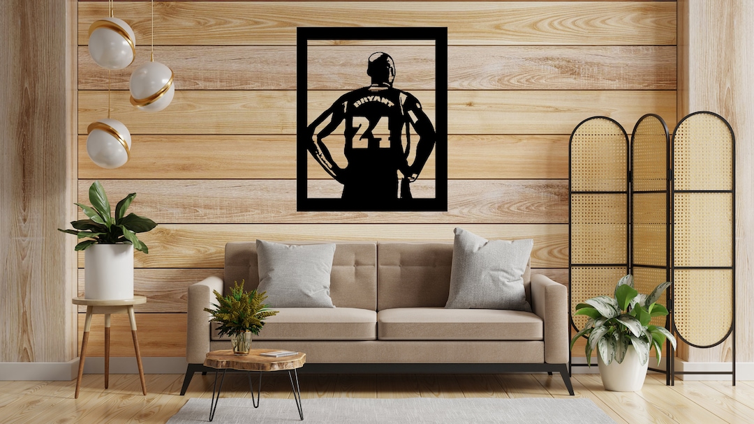 Kobe Bryant Wooden Wall Decor-black Mamba Wood Art-nba Wall - Etsy