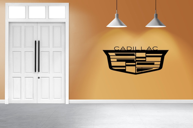 Cadillac Car Sign Metal Wall Art-cadillac Emblem Metal Art-car Lovers ...