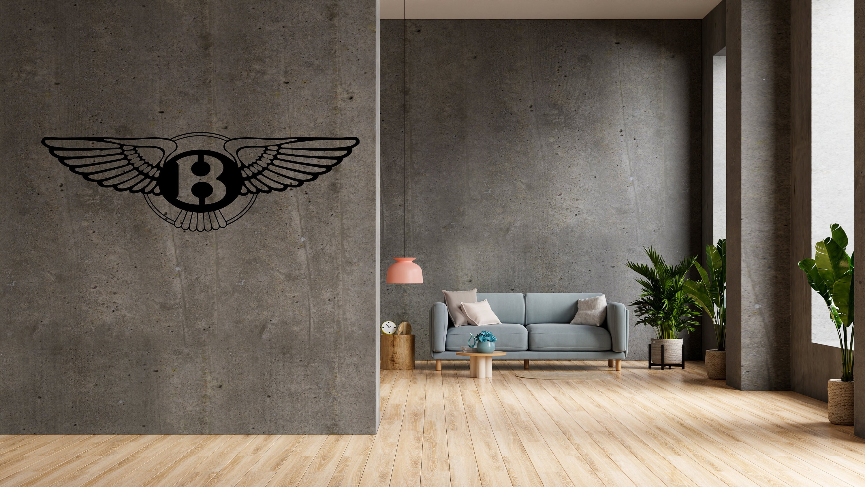 Bentley Car Logo Wooden Wall Decor-bentley Emblem Wood Art-car Lovers ...